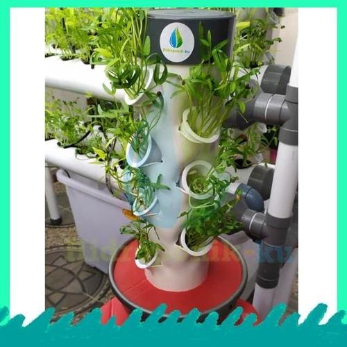 Jual ~ PAKET HIDROPONIK KU, MINI VERTIKAL HIDROPONIK SET 14 LUBANG SIAP ...