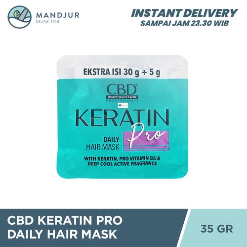 Jual CBD Keratin Pro Daily Hair Mask 35 Gr - Masker Rambut Keratin ...