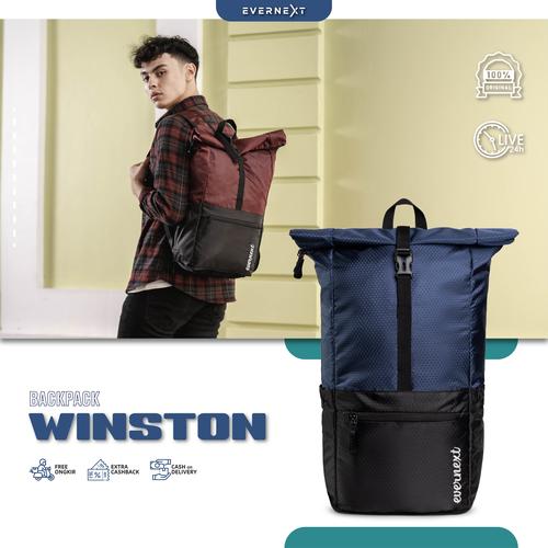 Promo Tas Ransel Pria Backpack Lipat Pria Foldable Bag Winston Tas ...
