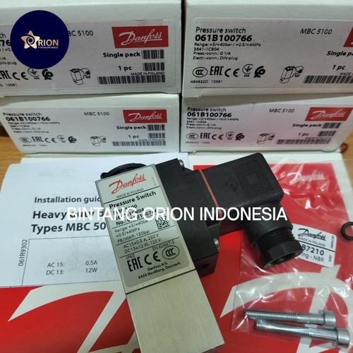 Jual PRESSURE SWITCH DANFOSS MBC 5100 3231-1DB04 (20BAR) - Jakarta Barat - Bintang Orion ...