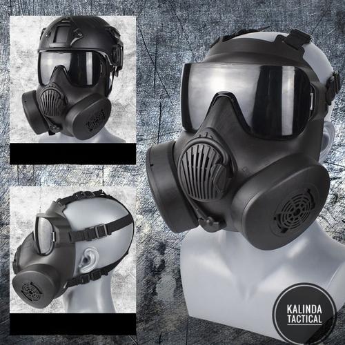Jual Tactical M50 Gas Mask With dual Filter - Blue Polar - Kab ...