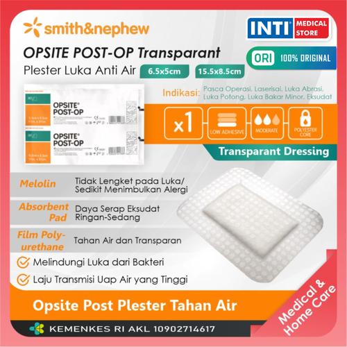 Jual Smith & Nephew | Opsite Post Op 9.5cm x 8.5cm / Plester Tahan Air ...