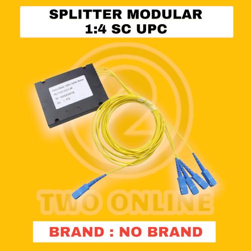 Jual Passive splitter / pasif spliter 1:4 fiber optic SC UPC MODULAR ...