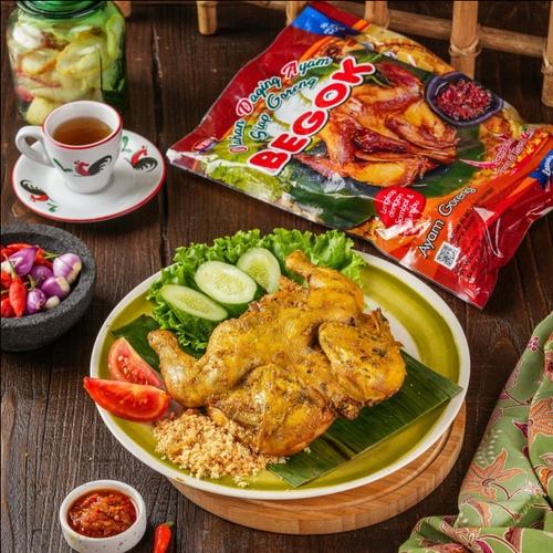 Jual BEGOK Ayam Goreng Frozen 500g Halal Siap Goreng Lengkap Dengan ...