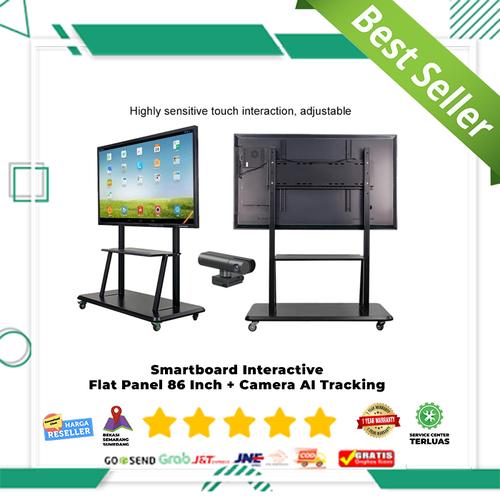 Jual Smartboard Interactive Flat Panel 86 Inch + Camera AI Tracking ...