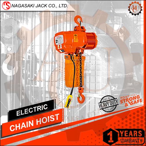 Jual Crane Electric Chain Hoist 5 Ton x 6 meter , 220 Volt , 1 phase ...