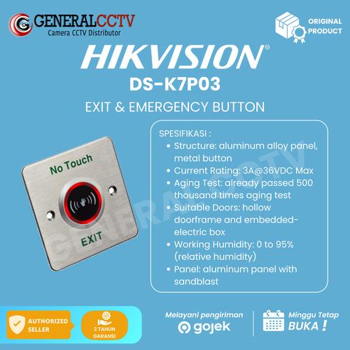 Promo Hikvision DS-K7P03 Exit & Emergency Button - Jakarta Barat ...