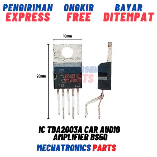 Jual IC TDA2003 TDA2003 TDA2003A TDA2003AV CAR AUDIO AMPLIFIER BS50 - Kota Bandung ...