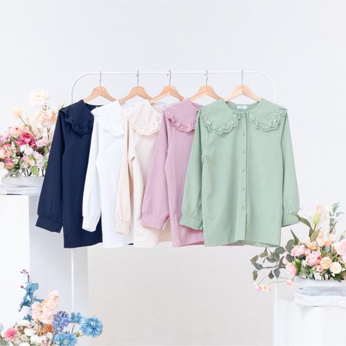 Promo JOEY BLOUSE BF18053 by SONIA / Kemeja katun Premium wanita ...