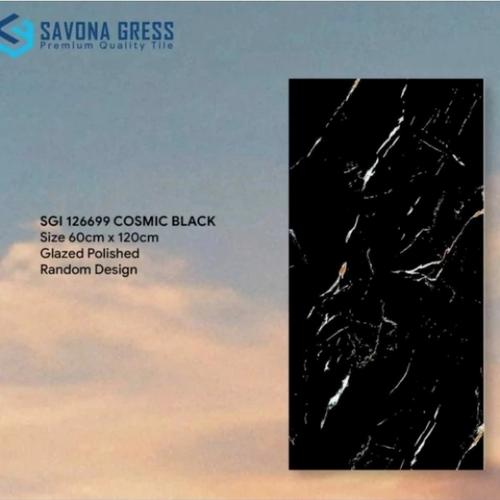 Jual Granit lantai,dinding 60x120 Hitam corak putih, glazedpolish Kw 1 ...