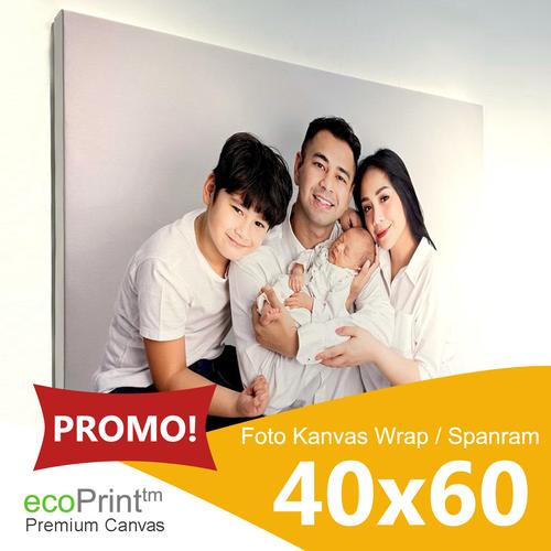 Jual Cetak Foto Kanvas Photo Canvas Print Spanram Wrap Ukuran 40x60 cm ...