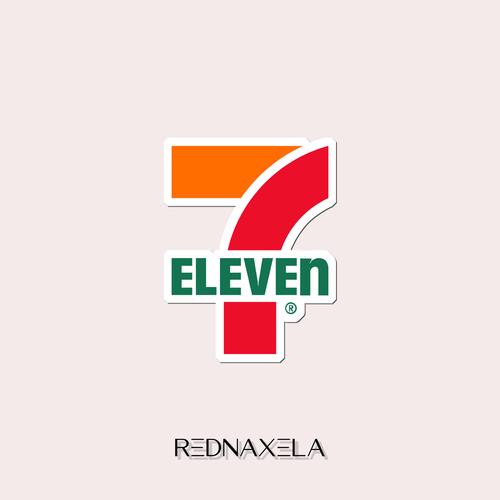 Jual Stiker Vinyl Seven Eleven Stiker Koper Outdoor Waterproof Sticker ...