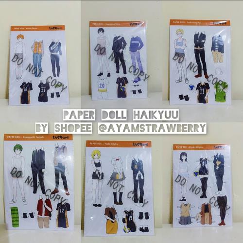Jual [MIN ORDER 5RB] Mainan Paper Doll / Bongkar Pasang / BP BPan Anime ...
