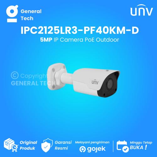 Promo Uniview IPC2125LR3-PF40KM-D 5MP Mini Fixed Bullet Network Camera - Kab. Tangerang ...
