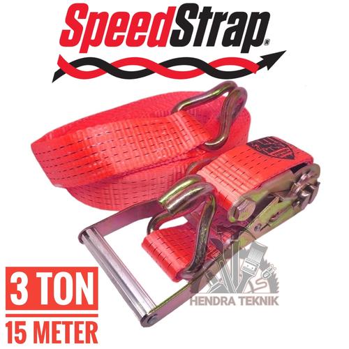 Jual RACHET TIE DOWN 2" x 15M 3 TON TALI KREK CARGO LASHING 5cm x 15 ...