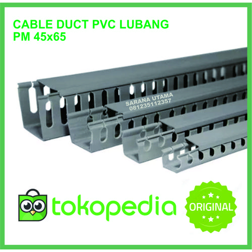 Jual KABEL DUCT PVC/WIRING DUCT PM 45x65MM ABU-ABU - Kab. Sidoarjo ...