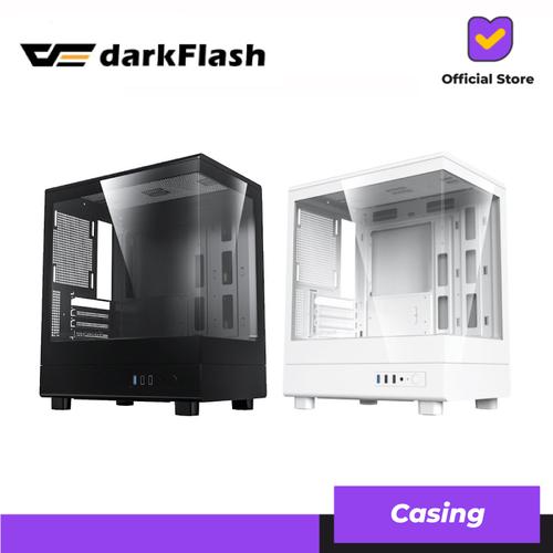 Jual DARKFLASH DB330M M-ATX PC Case | A-Pillarless 270 Panoramic Room M ...