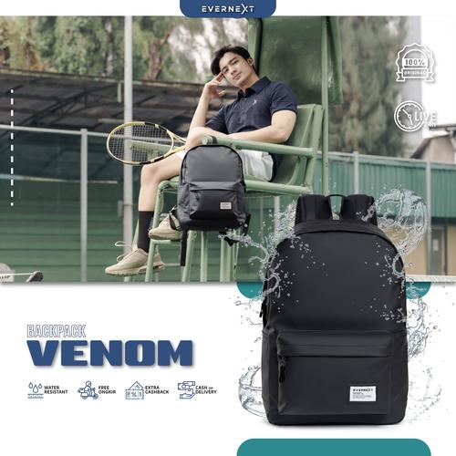 Promo Backpack Laptop Venom Pria Waterproof Tas Ransel Sekolah Kuliah ...