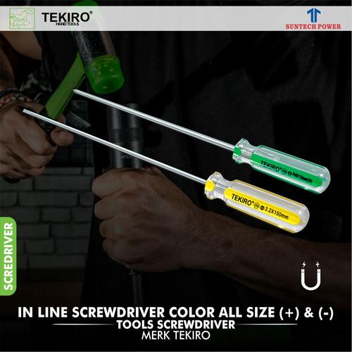 Jual Obeng Kristal Minus In Law Tekiro Semua Ukuran Screwdriver Color ...