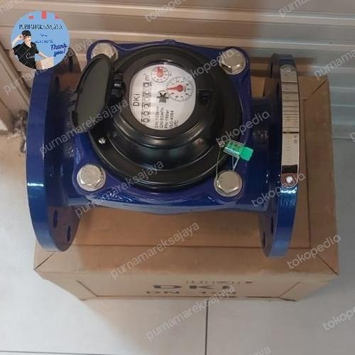 Jual METERAN AIR DKI 3 Inch / FLOWMETER / FLANGE JIS 10K / Water Meter ...