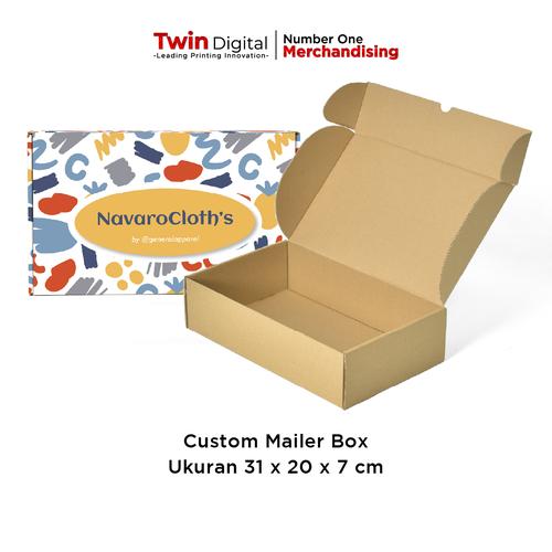 Jual Custom Box Kardus Hadiah / Packing Hampers Box / Corrugated Box - Mailer Box Uk 31x20x7 cm ...