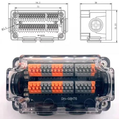 Jual Junction box io plc sensor panel with terminal remote io and water ...
