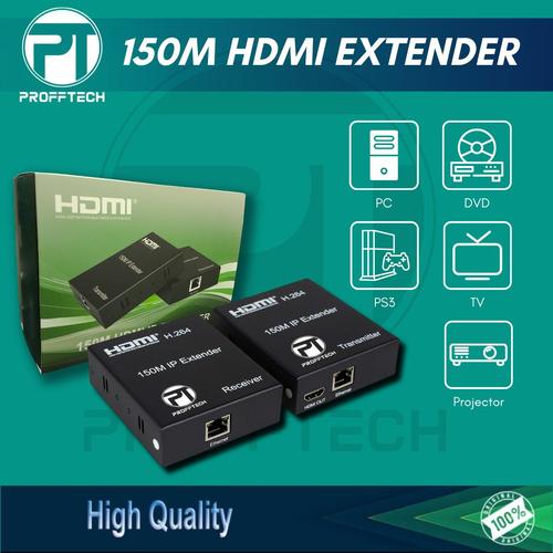 Promo HDMI EXTENDER. 150 METER (4K. VERSI 2.0). VIA LAN DAN ETERNET ...