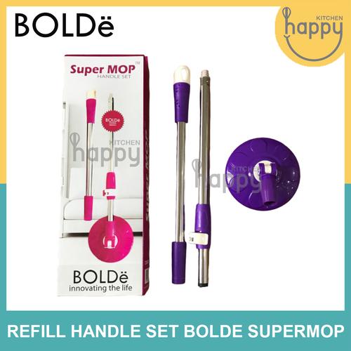 Jual Refill Handle Set Bolde Super Mop Tongkat Pel Gagang Pel Bolde ...