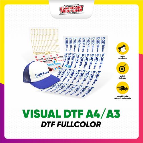 Jual Print DTF / Sablon DTF / Visual Sablon DTF A3 - Kota Pekanbaru ...
