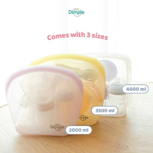 Jual Little Dimple Silly Pouch - Silicone Bag Storage Organizer ...