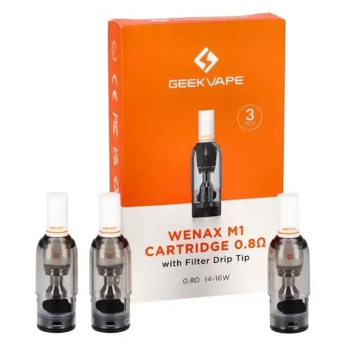 Jual Cartridge Wenax M1 with Filter Drip Tip 2ML Pod Replacement by ...