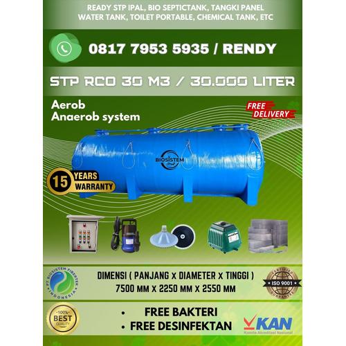 Jual RCO 30 - STP Biotech System, IPAL Biosistem 30000 liter, STP 30 m3 ...