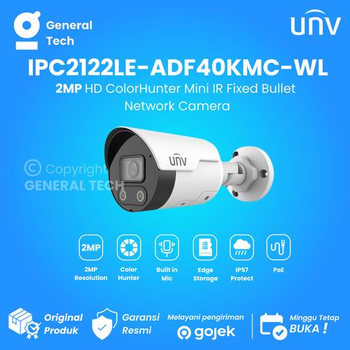 Jual Uniview IPC2122LE-ADF40KMC-WL 2MP HD ColorHunter Mini IR Fixed Bullet Network Camera ...