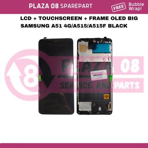 Jual LCD + TOUCHSCREEN + FRAME SAMSUNG A51 4G/A515F/A515 BLACK OLED BIG ...