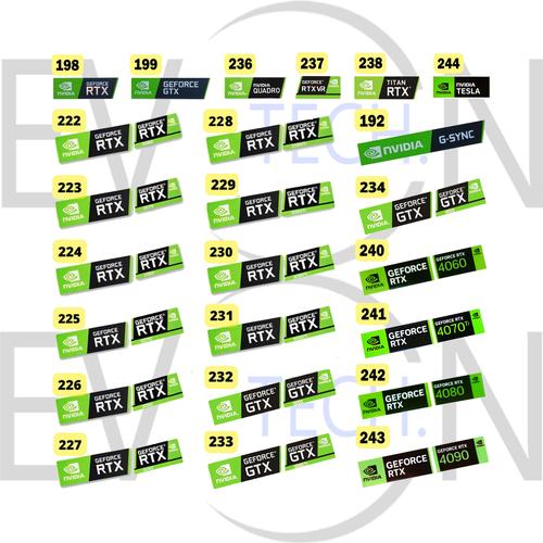 Jual Sticker Logo Graphics by Nvidia Geforce 3D GT Green Optimus GTX ...