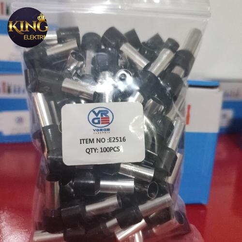 Jual FERRULES E2516 25mm Scun Cable SKUN KABEL Tusuk E-2516 FERULLES ...