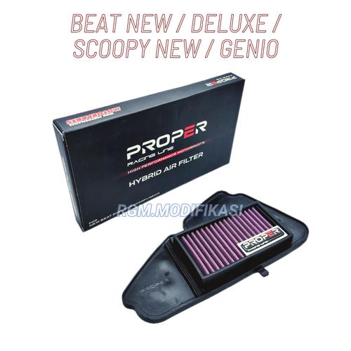 Jual PROPER RACING LINE FILTER UDARA GENIO SCOOPY NEW BEAT DELUXE - pcx ...