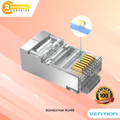 Jual Vention Connector LAN FTP RJ45 IDC 50 Pcs Fast Ethernet Modular ...