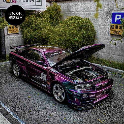 Jual Time Micro Nissan Skyline GT-R R34 Auto Signal Livery Chameleon ...