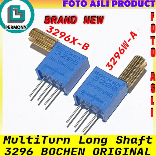 Jual Multiturn 3296W long shaft batang handle panjang Potensiometer ...