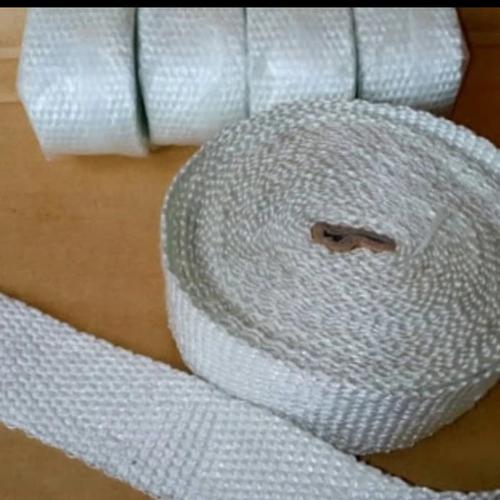 Jual Fiber Glass 3" Inci Asbes Tape Isolasi Peredam Panas Pada Knalpot ...