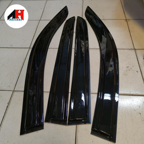 Jual Door Visor / Talang Air / Talang Hujan Injection Premium Black All new Hilux 2016 - 2022 ...