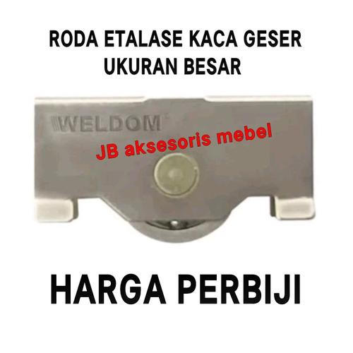 Jual RODA SHOWCASE BESAR / RODA RELL REL RAIL ETALASE LEMARI KACA ...