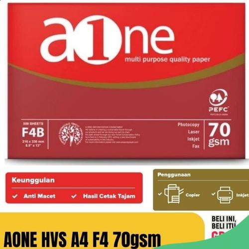 Jual Aone Kertas Hvs A4 70GR 1 Rim Isi 500 Lembar - Kota Pasuruan ...