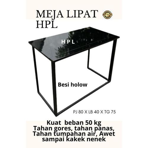 Jual MEJA LIPAT HPL BESI HOLLOW, MEJA BELAJAR, MEJA KUALITAS PREMIUM ...