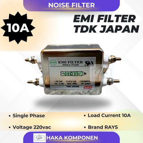 Jual Noise filter 10a 1phase emi filter TDK JAPAN RAYS - Jakarta Barat ...
