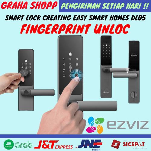 Jual EZVIZ SMART LOCK DL05 CREATING EASY SMART HOMES SECURITY ...