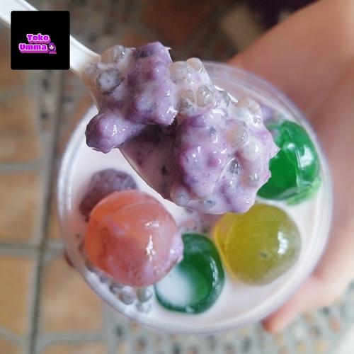 Jual buko pandan - sago mango - buko taro - Taro jelly creamy - 150ml ...