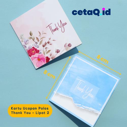 Jual Thank You Card Lipat / Thank You Card polos / Thank You Card ...
