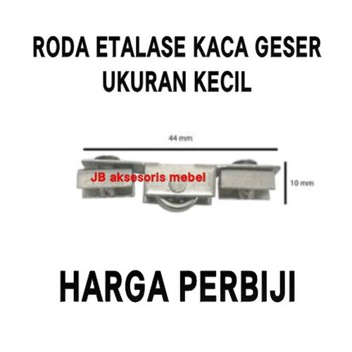 Jual RODA SHOWCASE KECIL / RODA RELL REL RAIL ETALASE LEMARI KACA ...